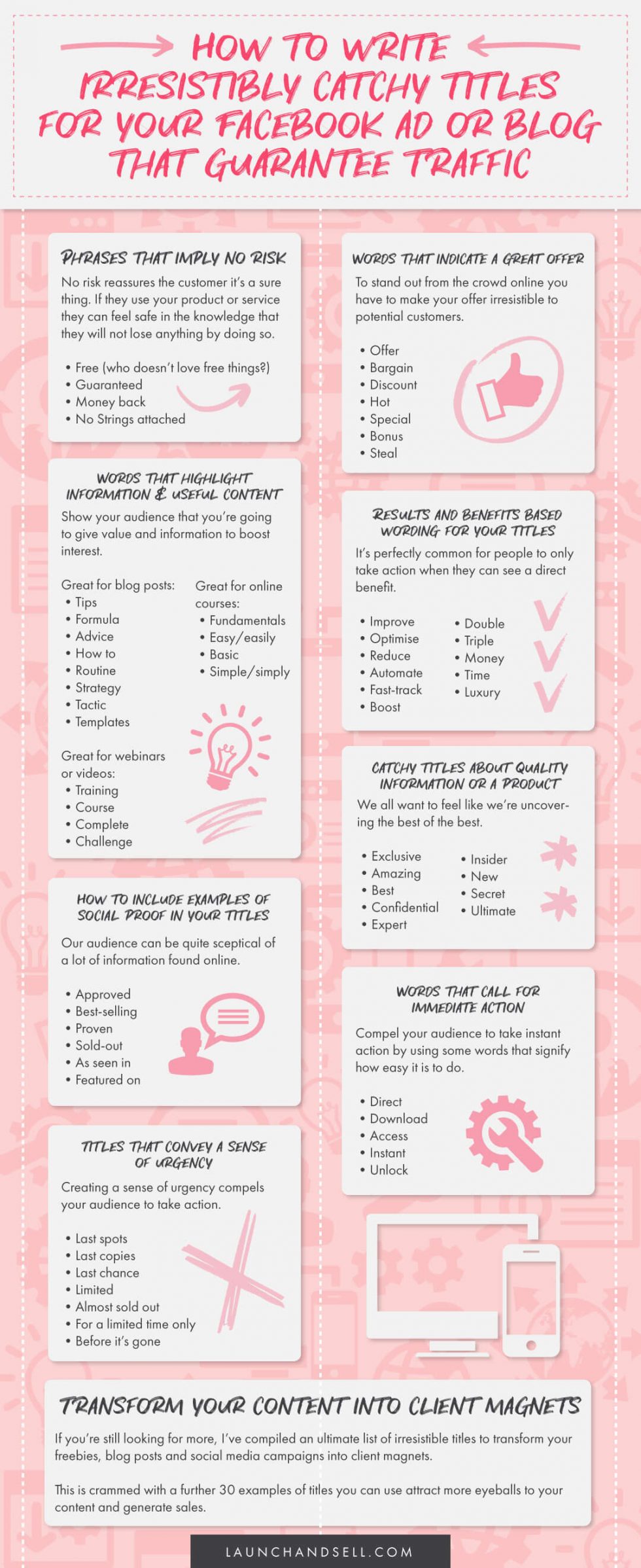 How to write irresistibly catchy titles for your Facebook ad or blog ...